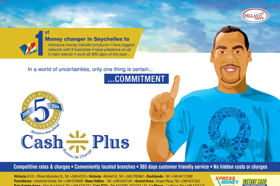CASH PLUS - Currency exchange - Victoria - Seychelles